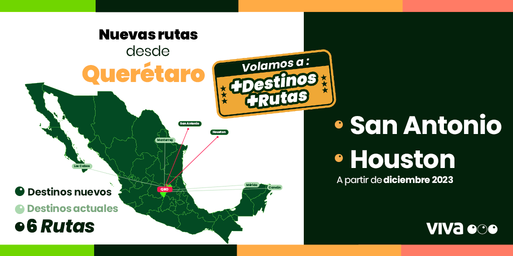 Nuevas rutas QRO | Viva