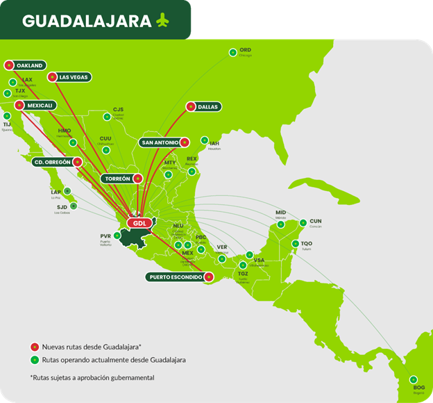 Nuevas rutas GDL | Viva | Viva