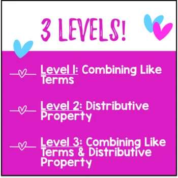 Simplifying Expressions Like Terms | Doodle Math: Twist on Color by ...