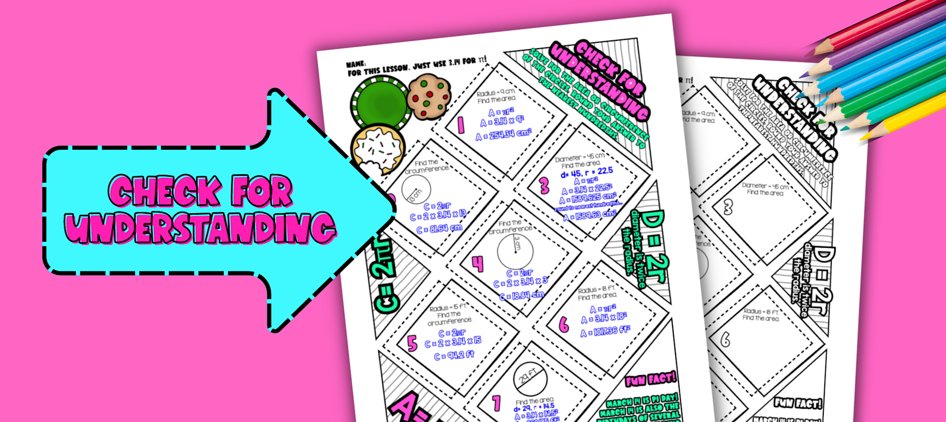 Area and Circumference of Circles Lesson Plan | Congruent Math