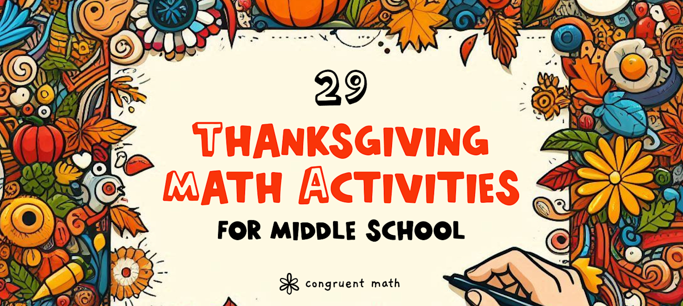 29 Fun Thanksgiving Math Activities for Middle School | Blog ...