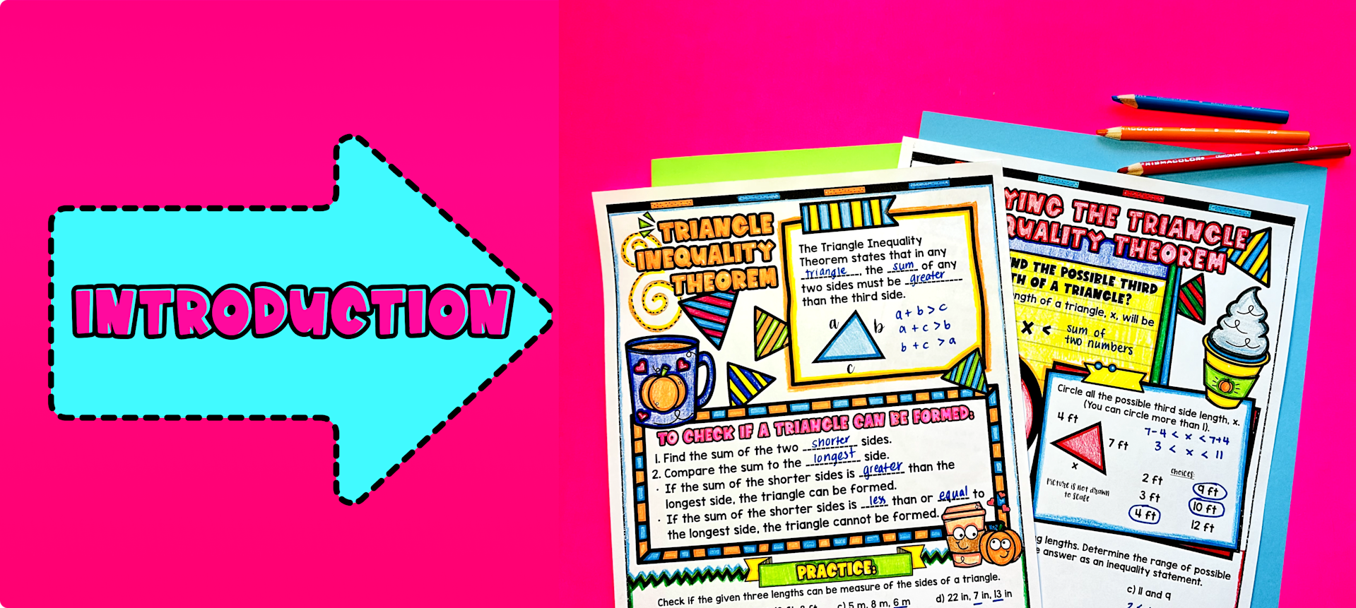 Triangle Inequality Theorem Lesson Plan Congruent Math