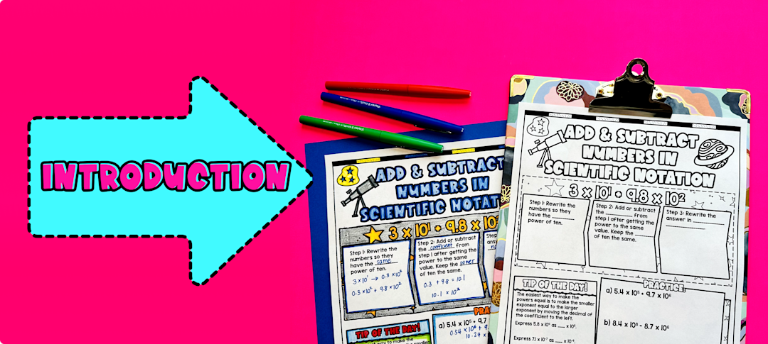 Adding and Subtracting Scientific Notation Lesson Plan | Congruent Math