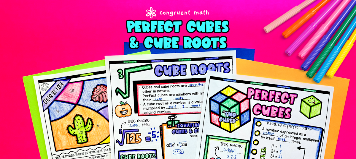 Cube Roots and Perfect Cubes Lesson Plan | Congruent Math