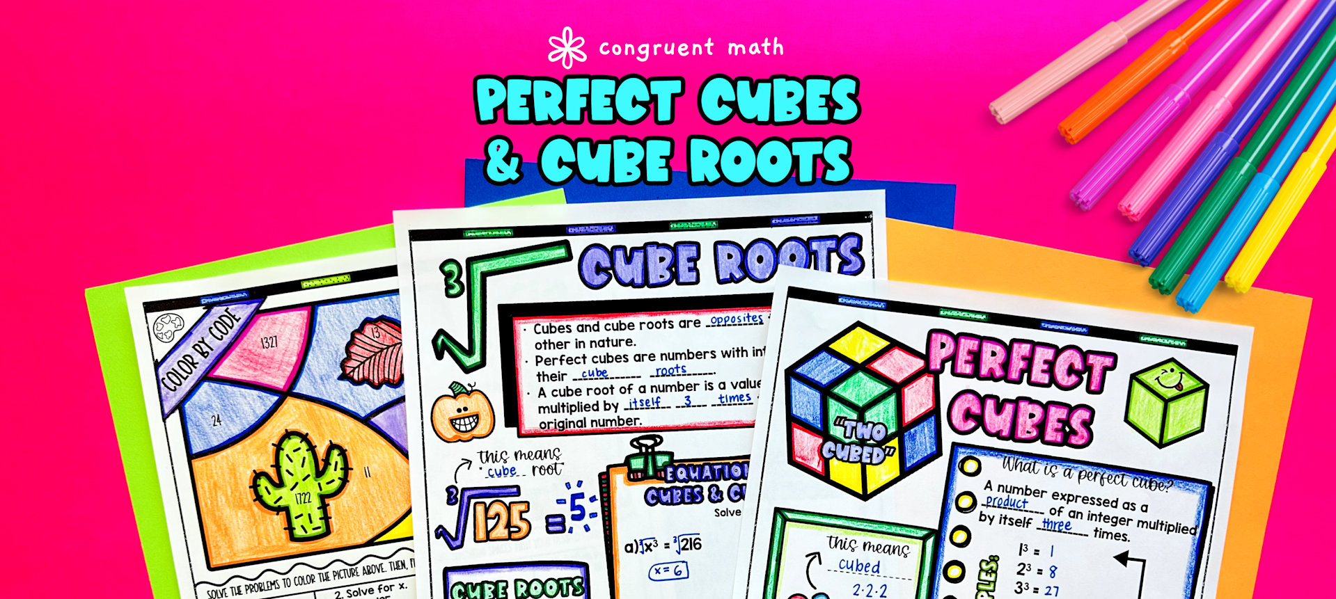 Cube Roots and Perfect Cubes Lesson Plan | Congruent Math