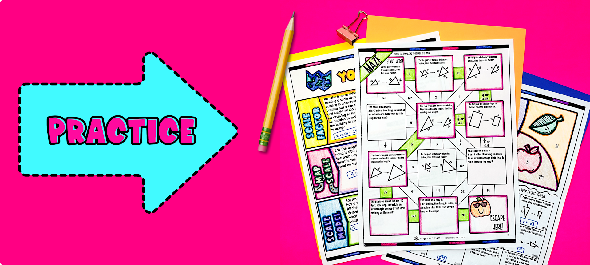 Scale Drawings & Scale Factors Lesson Plan | Congruent Math