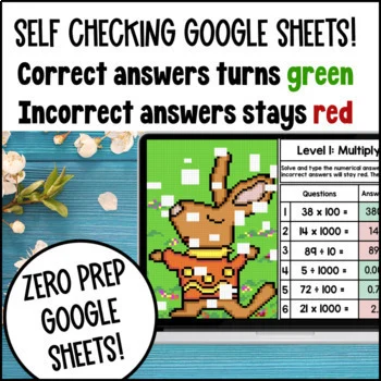 Multiply & Divide by Powers of 10 Pixel Art | Whole & Decimals | Google ...