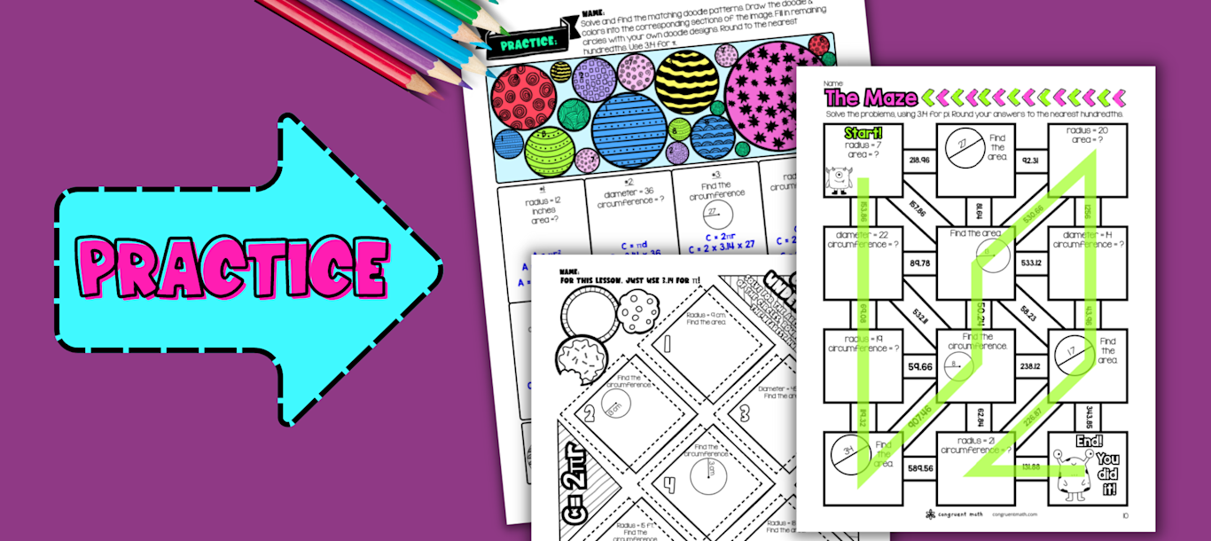 Area and Circumference of Circles Lesson Plan | Congruent Math