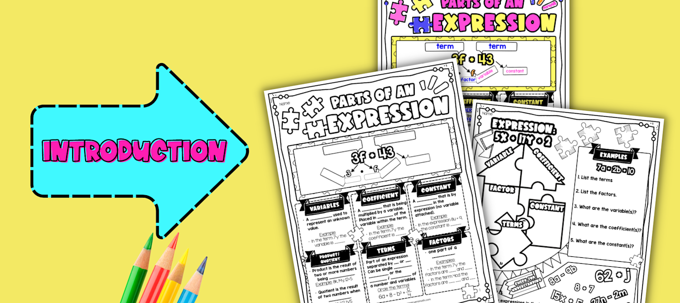 Identifying Parts of Expressions Lesson Plan | Congruent Math