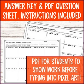 [Free] Linear Equations with One No or Infinite Solutions Digital Pixel ...