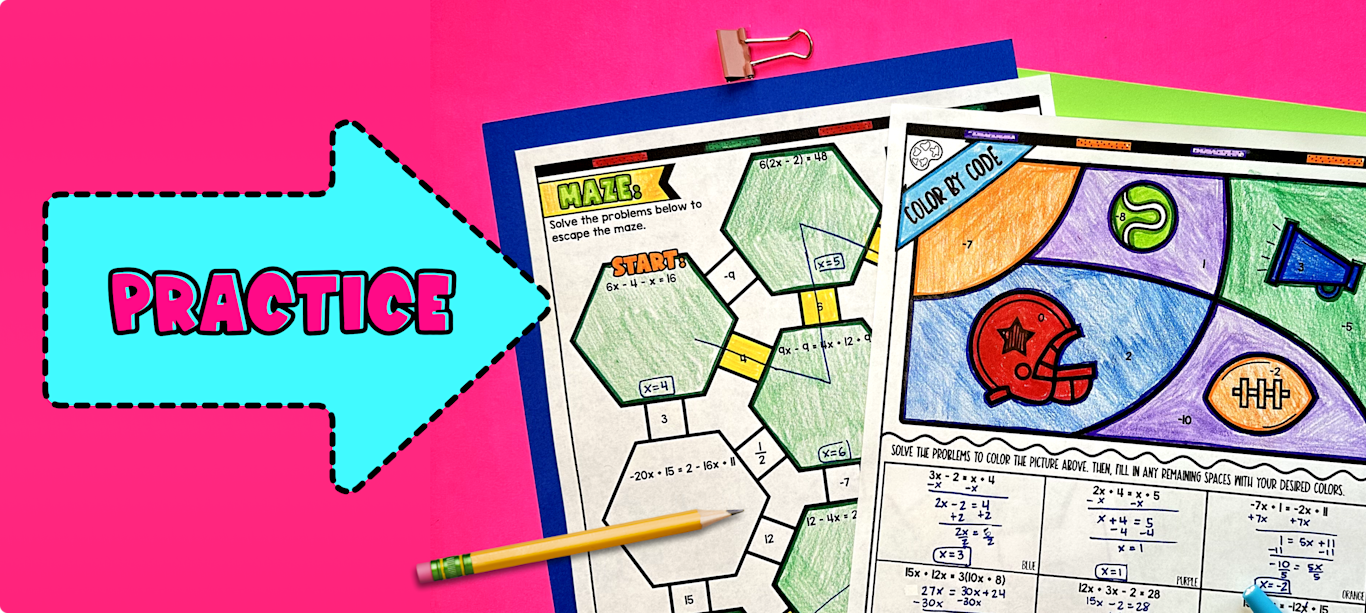 Multi-Step Equations with Variables on One Side and Both Sides Lesson ...