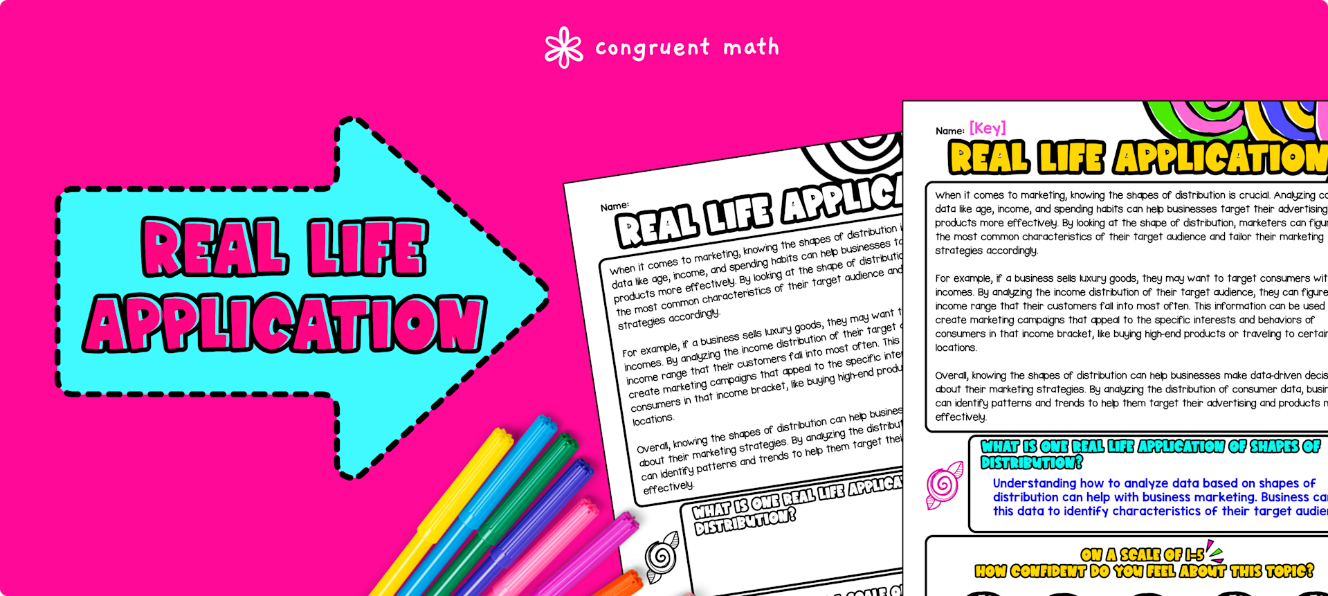 Shapes of Distributions & Measure of Center Lesson Plan | Congruent Math