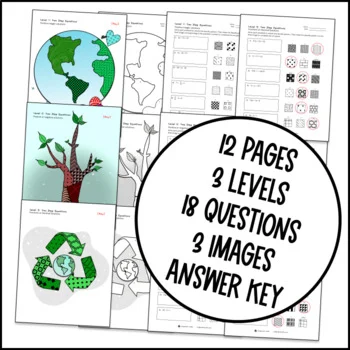 Two Step Equations | Doodle Math: Twist on Color by Number | Earth Day ...