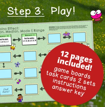 Mean, Median, Mode, Range Math Activity | Congruent Math