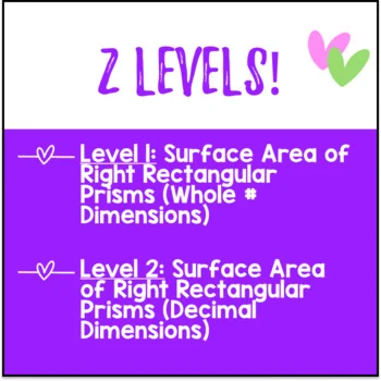 Surface Area of Rectangular Prisms | Doodle Math: Twist on Color by ...