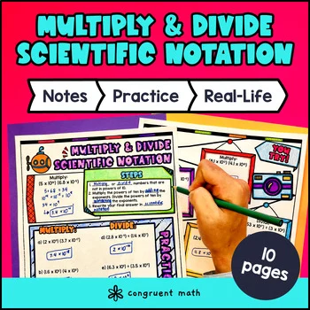 Multiplying and Dividing Scientific Notation Lesson Plan | Congruent Math