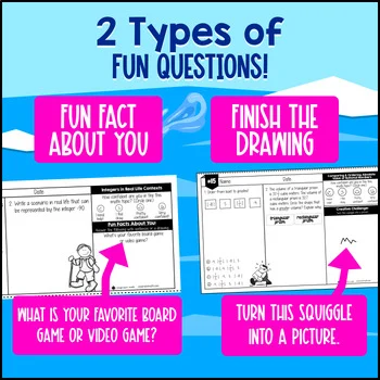 Integers, Opposites, Absolute Value of Rational Numbers 6th Grade Math ...
