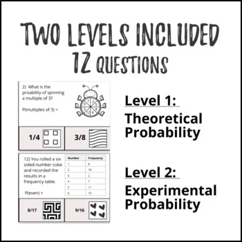 Theoretical and Experimental Probability | Doodle Math: Twist on Color by Number | Congruent Math
