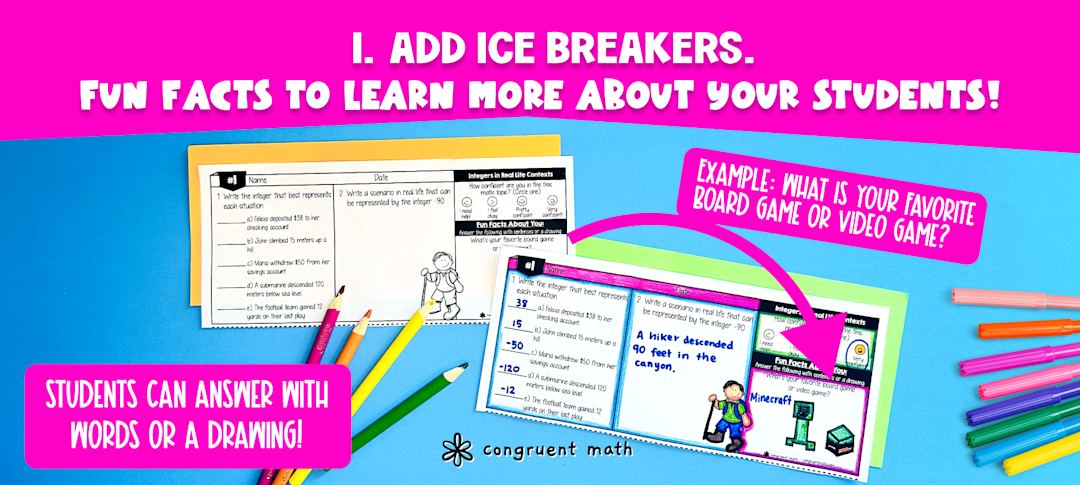 Engaging Warm Ups for Middle School Math | Blog | Congruent Math