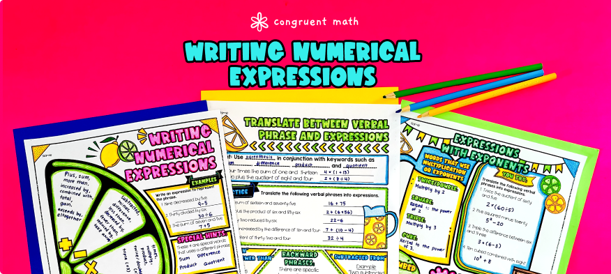 Writing Numerical Expressions with Exponents Lesson Plan | Congruent Math