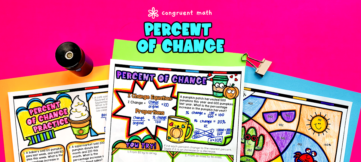 Percent of Change Lesson Plan | Congruent Math