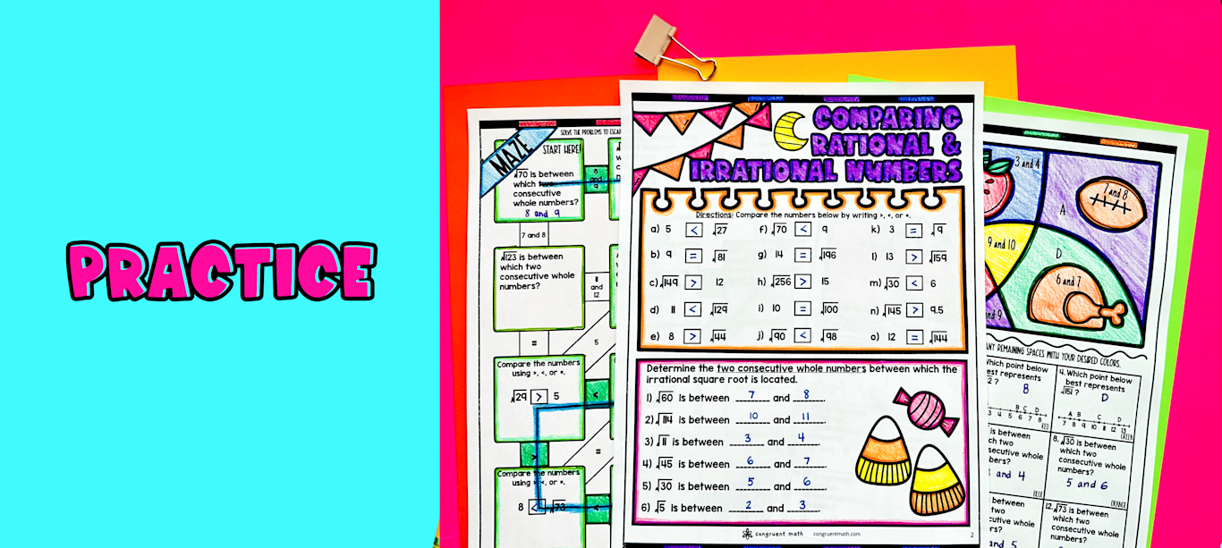 Approximate Square Roots and Irrational Numbers Lesson Plan | Congruent ...