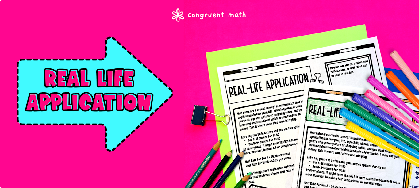 Ratio, Rates, & Unit Rates Lesson Plan | Congruent Math