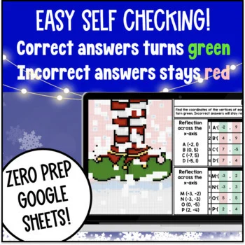 Rigid Transformations Reflection X-Axis & Y-Axis — 2 Pixel Art ...