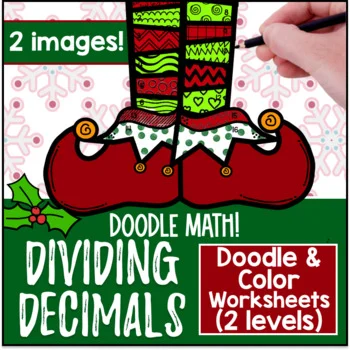 Long Division with Decimals Doodle & Color by Number Worksheets ...