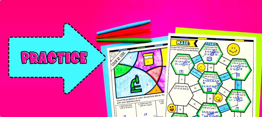 Factors, Multiples, GCF and LCM Lesson Plan | Congruent Math