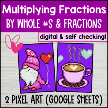 [Free] Multiplying Fractions by Whole Numbers and Fractions Pixel Art ...
