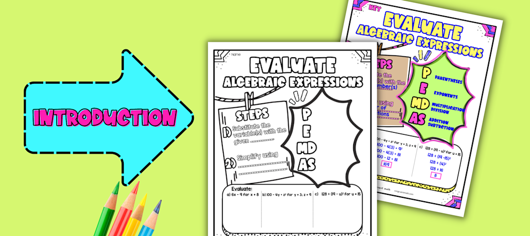 Evaluating Algebraic Expressions Lesson Plan | Congruent Math