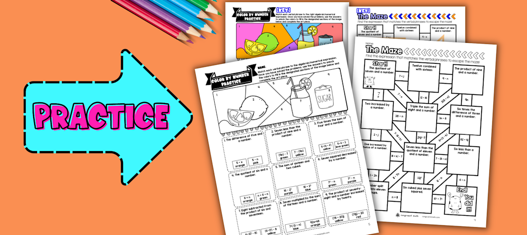 Writing Algebraic Expressions Lesson Plan | Congruent Math