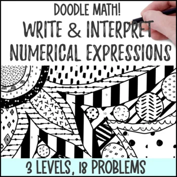 Simplifying Expressions | Doodle Math: Twist on Color by Number ...