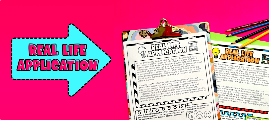 Percents Applications Discount, Sale Price, and Tips Lesson Plan ...