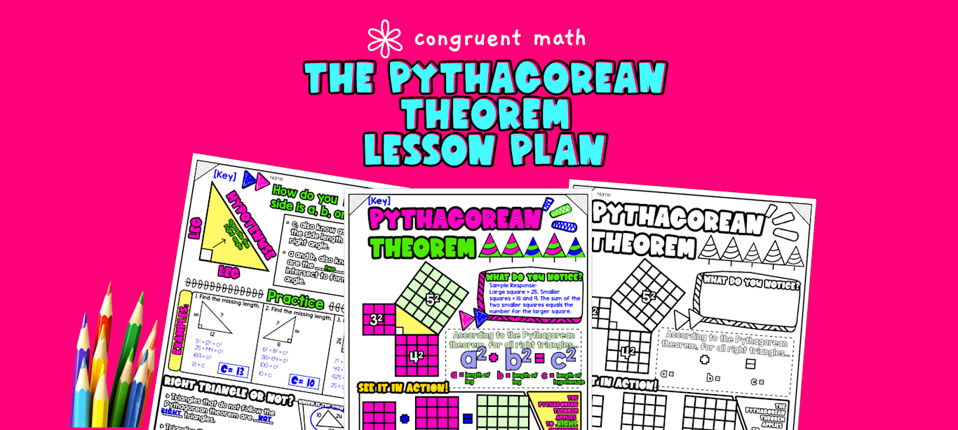 The Pythagorean Theorem Lesson Plan | Congruent Math