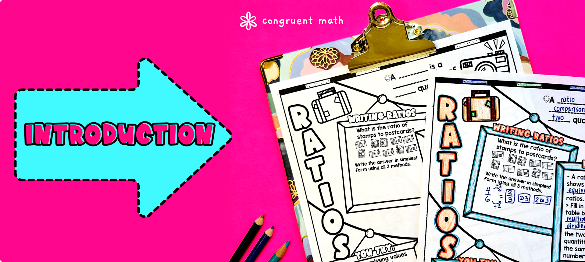 Ratio, Rates, & Unit Rates Lesson Plan | Congruent Math