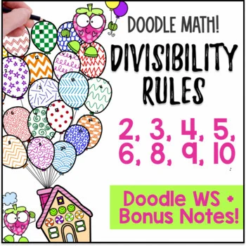 Divisibility Rules | Doodle Math: Twist on Color by Number | Guided ...