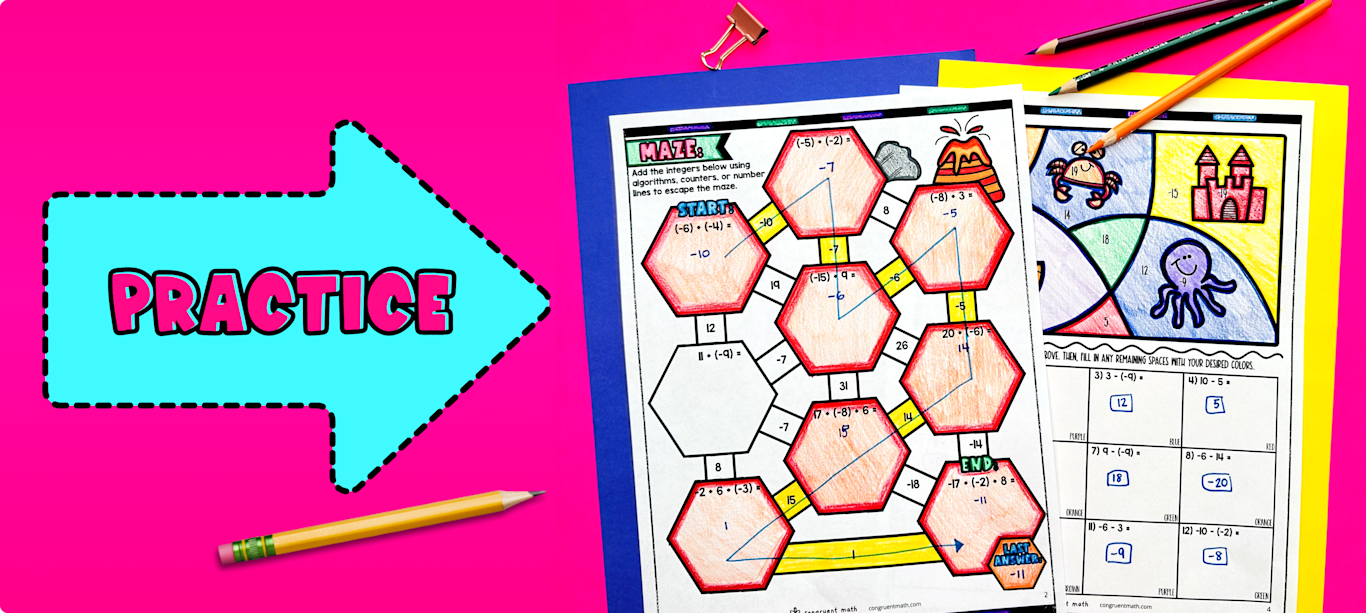 Adding and Subtracting Integers Lesson Plan | Congruent Math