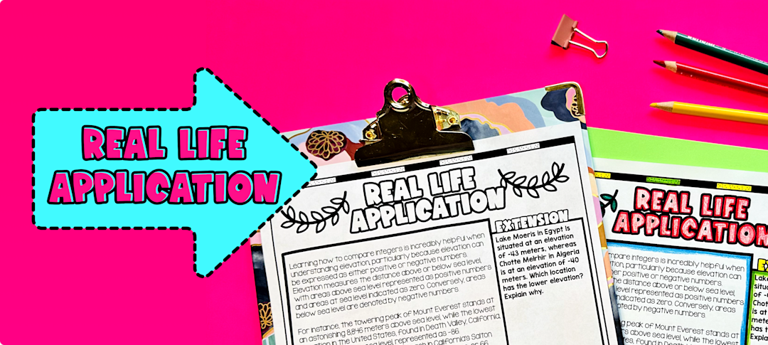 Comparing and Ordering Integers & Absolute Values of Rational Numbers ...