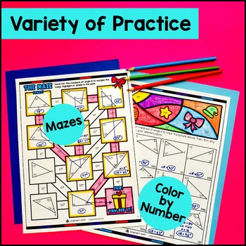 Pythagorean Theorem, Angles and Volume Guided Notes Unit Bundle | 8th ...