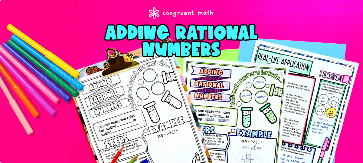Adding Rational Numbers Lesson Plan | Congruent Math