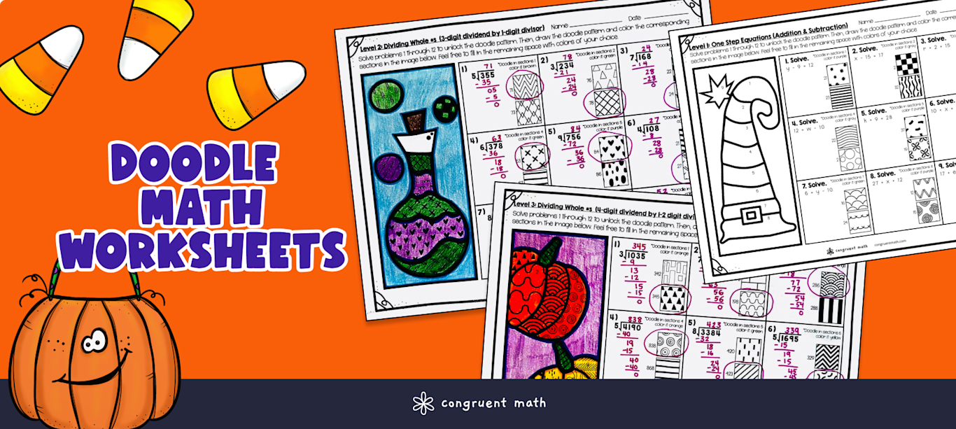 24 Halloween Math Activities for Middle School | Blog | Congruent Math
