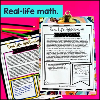 Customary Units of Measurement Conversions Guided Notes w/ Doodles ...