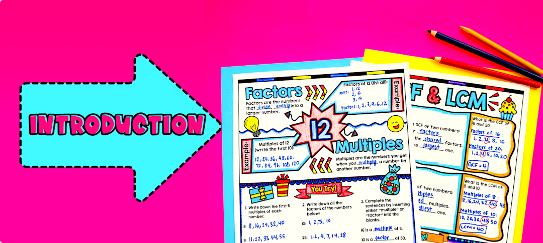 Factors, Multiples, GCF and LCM Lesson Plan | Congruent Math