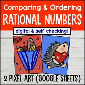Plotting Rational Numbers on Number Lines Pixel Art | Congruent Math