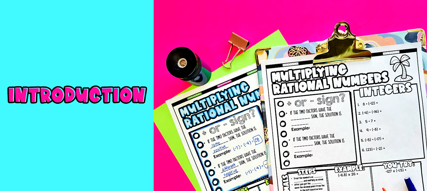 Multiplying Rational Numbers Lesson Plan | Congruent Math
