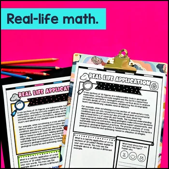 Cross Sections of 3D Figures Guided Notes w/ Doodles | Slicing Prisms ...