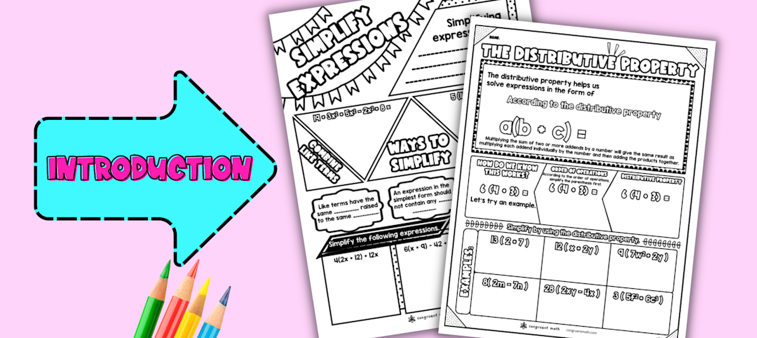 Distributive Property (Positive Numbers) Lesson Plan | Congruent Math