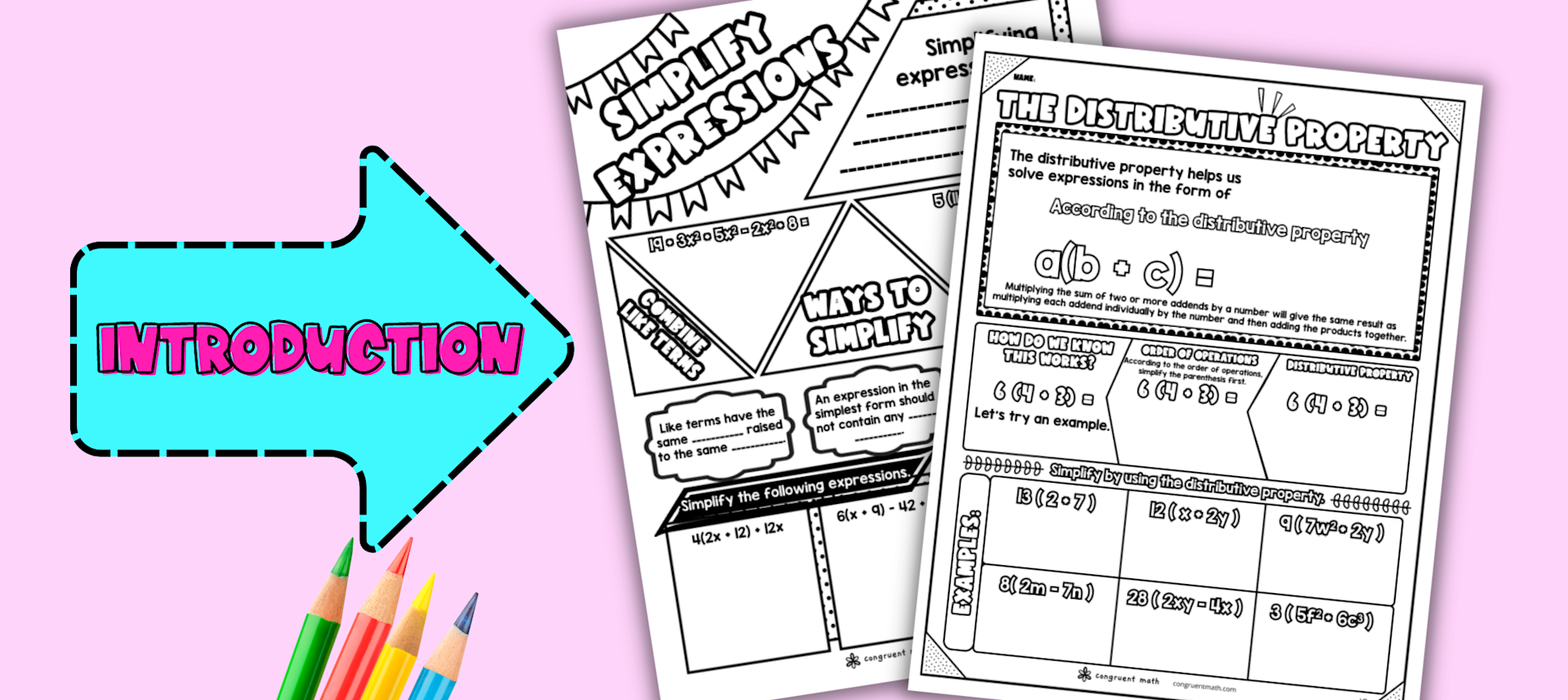 Distributive Property (Positive Numbers) Lesson Plan | Congruent Math